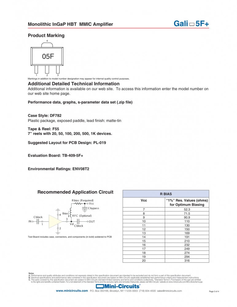 GALI-5F+ technical document page 3