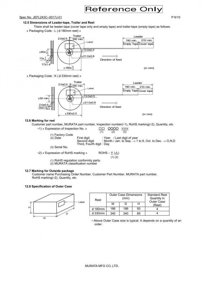 DLW5ATN851SQ2L specification page 6