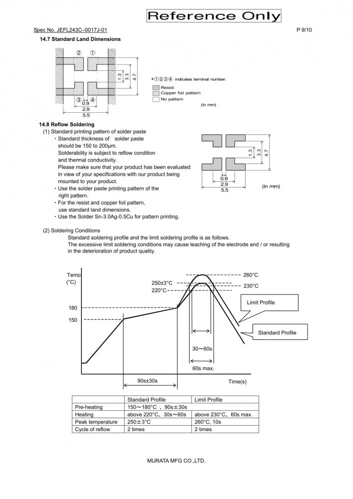 DLW5ATN851SQ2L specification page 9