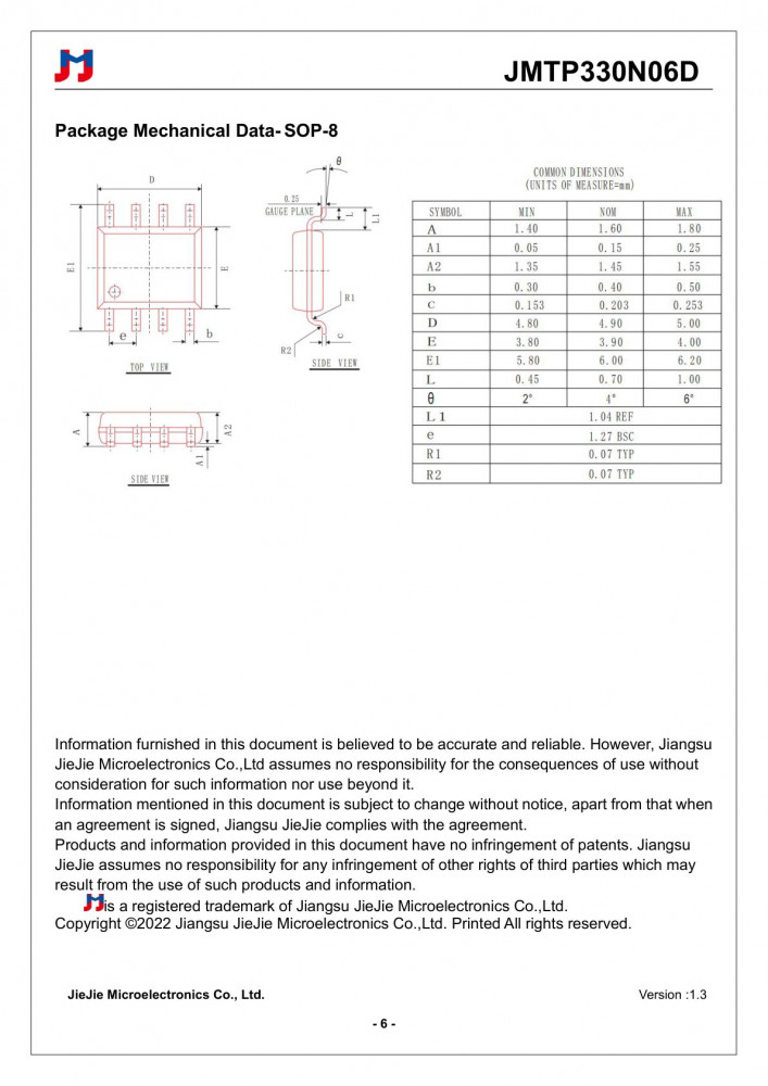 JMTP330N06D-13 datasheet page 6