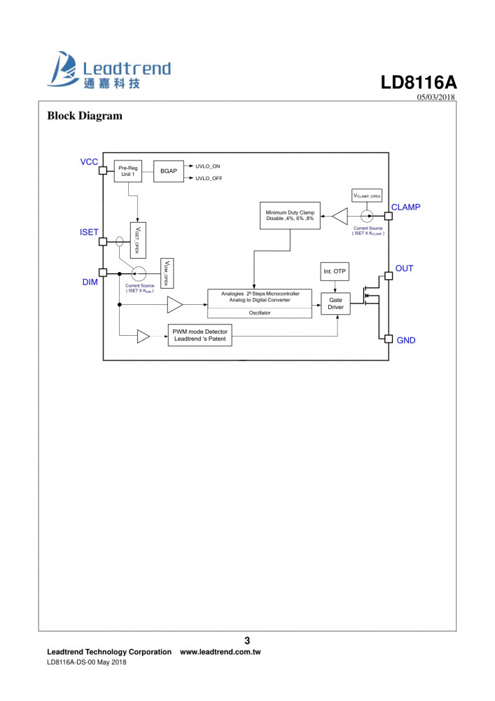 LD8116A datasheet page 3