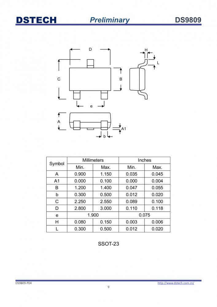 DS9809 datasheet page 9