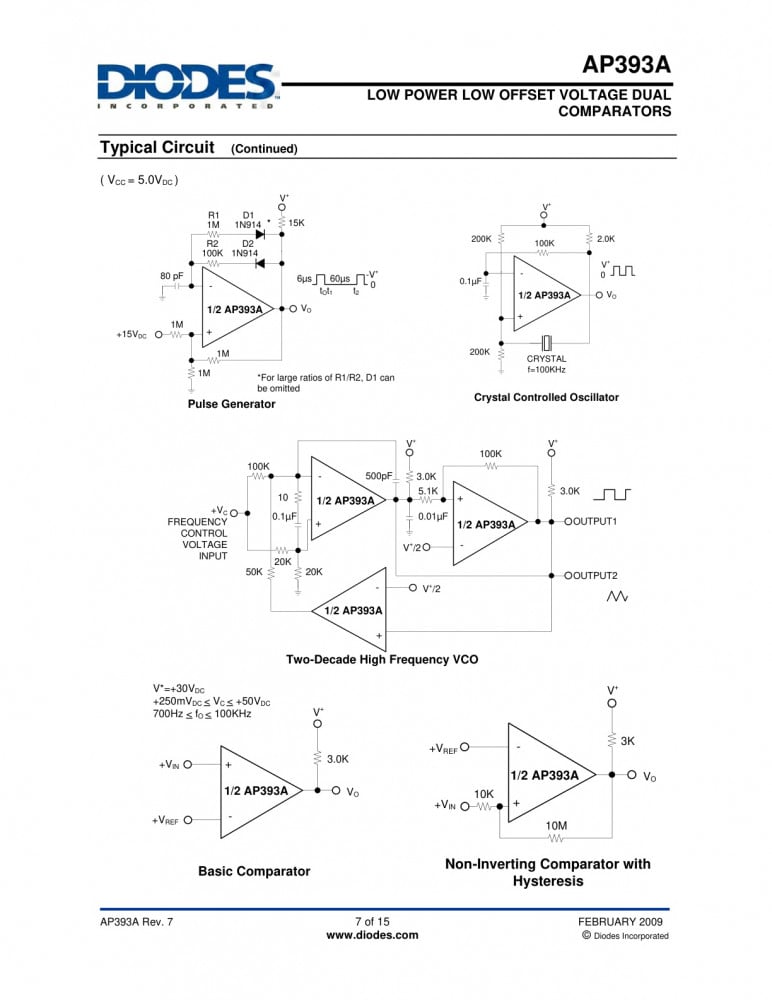 AP393A datasheet page 7