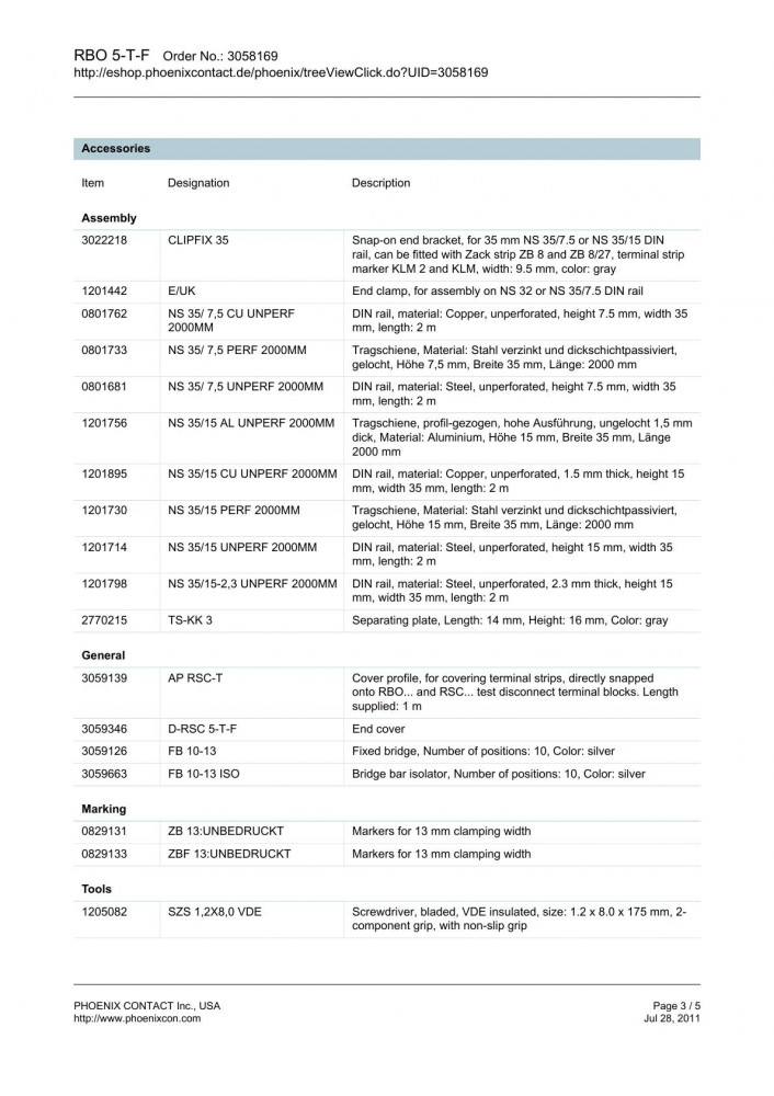 Phoenix Contact RBO 5-T-F 3058169 document page 3