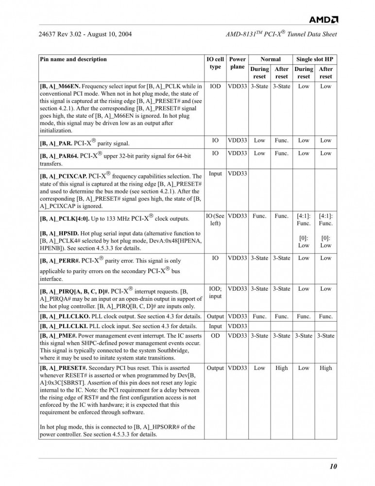 AMD-8131 technical document page 10