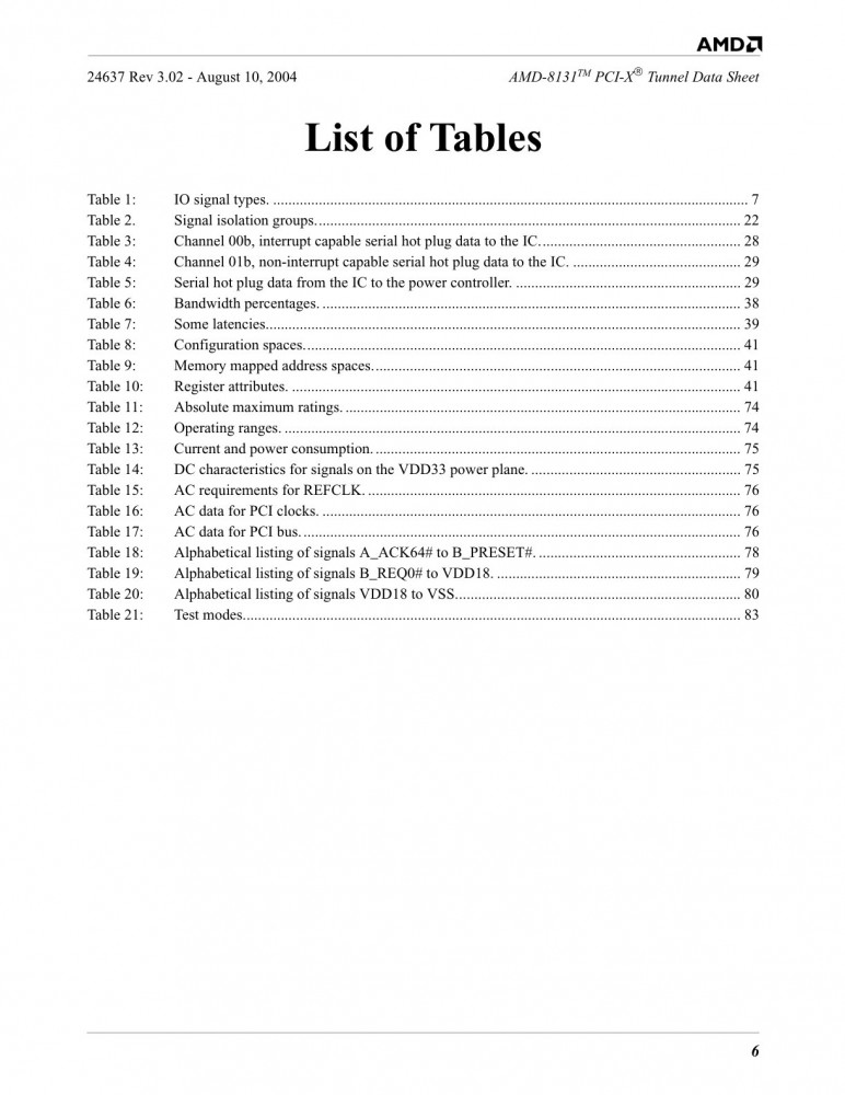 AMD-8131 technical document page 6