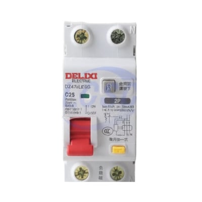 Delixi Electric DZ47SLEN2D25 Miniature Residual Current Circuit Breaker