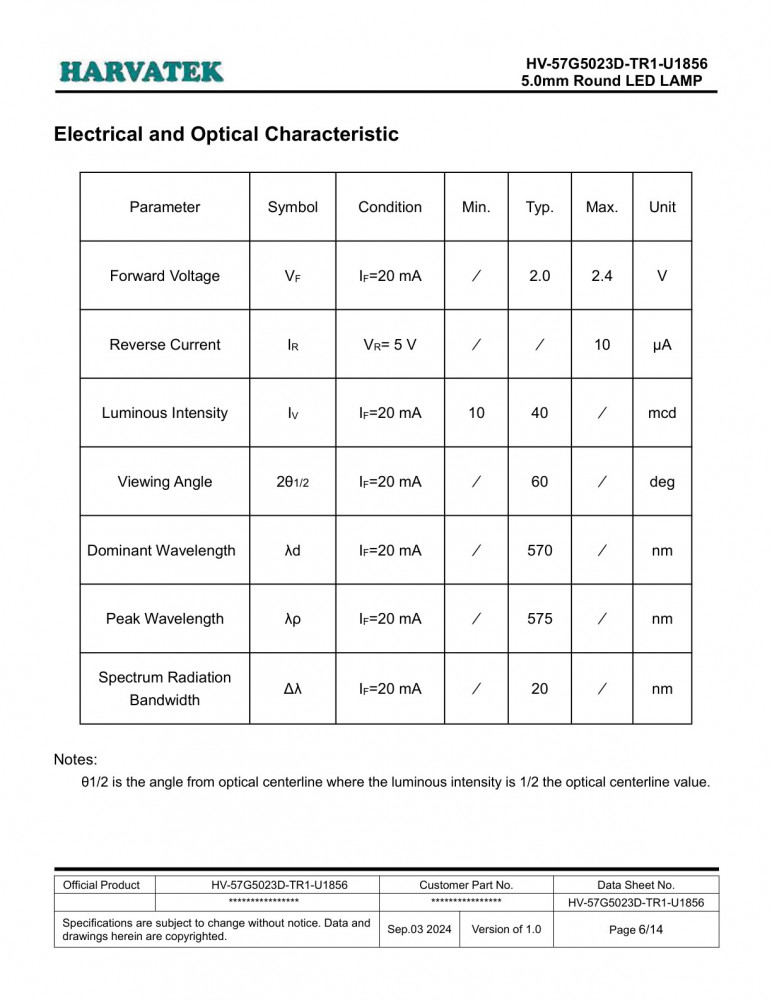 HV-57G5023D-TR1-U1856 datasheet page 6