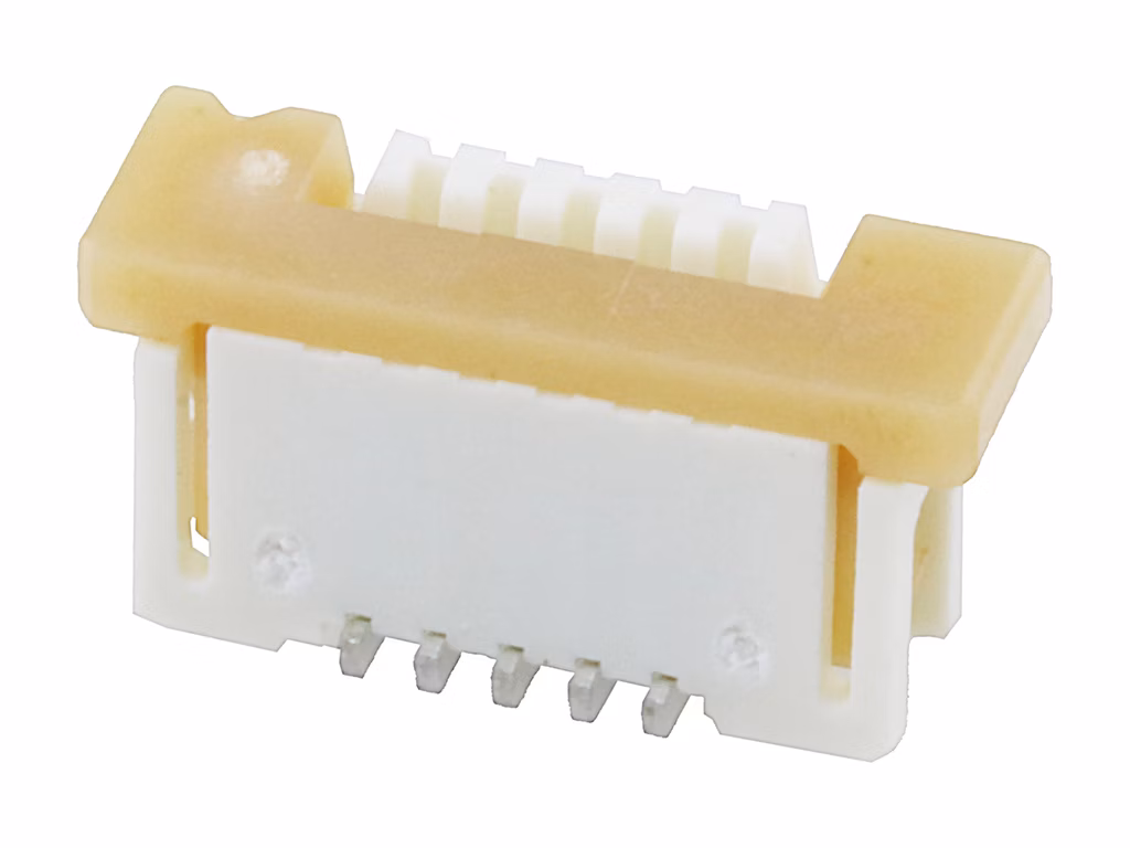 Easy-On FFC/FPC Connector, 1.00mm Pitch, Slider Series, Vertical, 5.75mm  Height, 5 Circuits, Tin-Bismuth Plating for sale