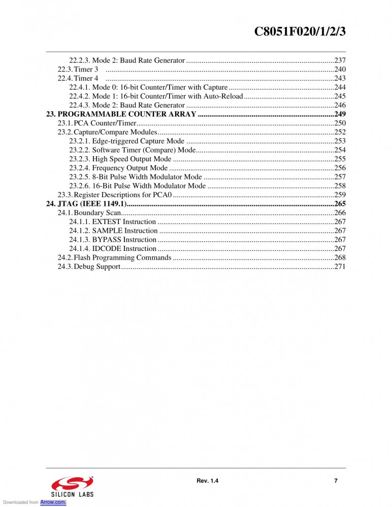 C8051F022-GQR datasheet page 7