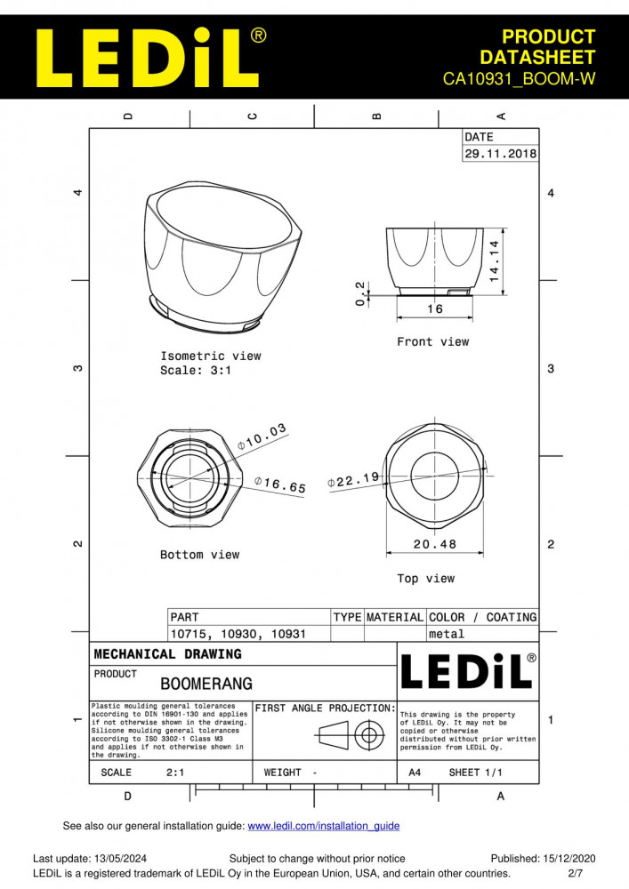 CA10931 BOOM-W technical document page 2