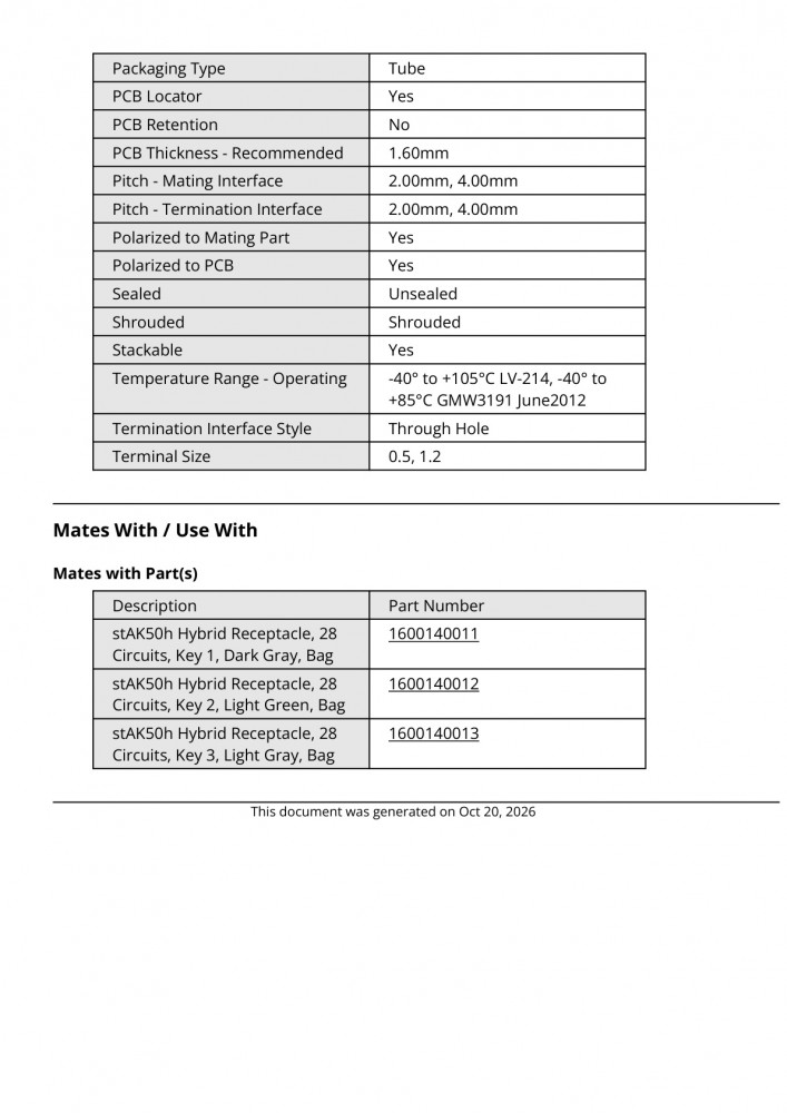 MOLEX 2005063016 product document, page 3