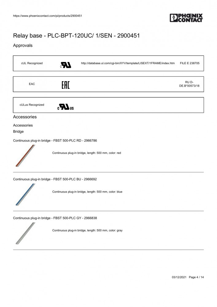 Phoenix Contact 2900451 datasheet page 4