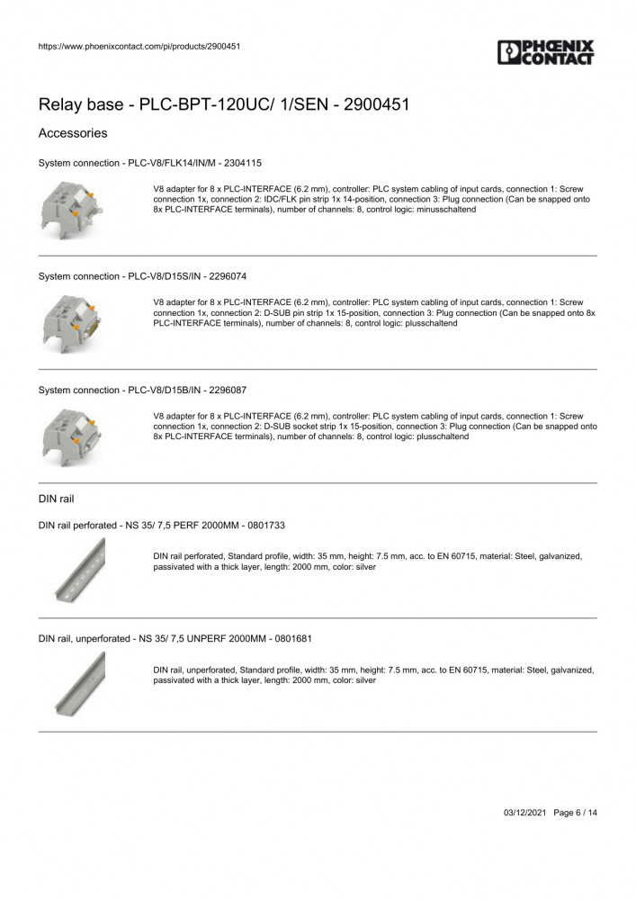 Phoenix Contact 2900451 datasheet page 6