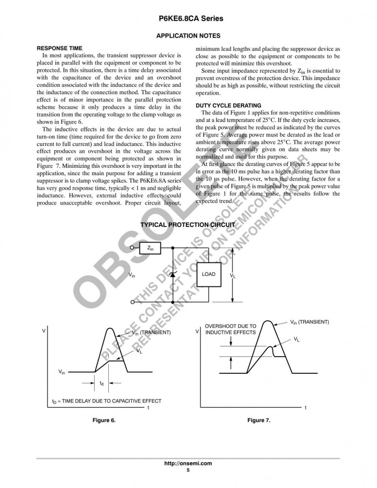 P6KE6.8CA datasheet page 5