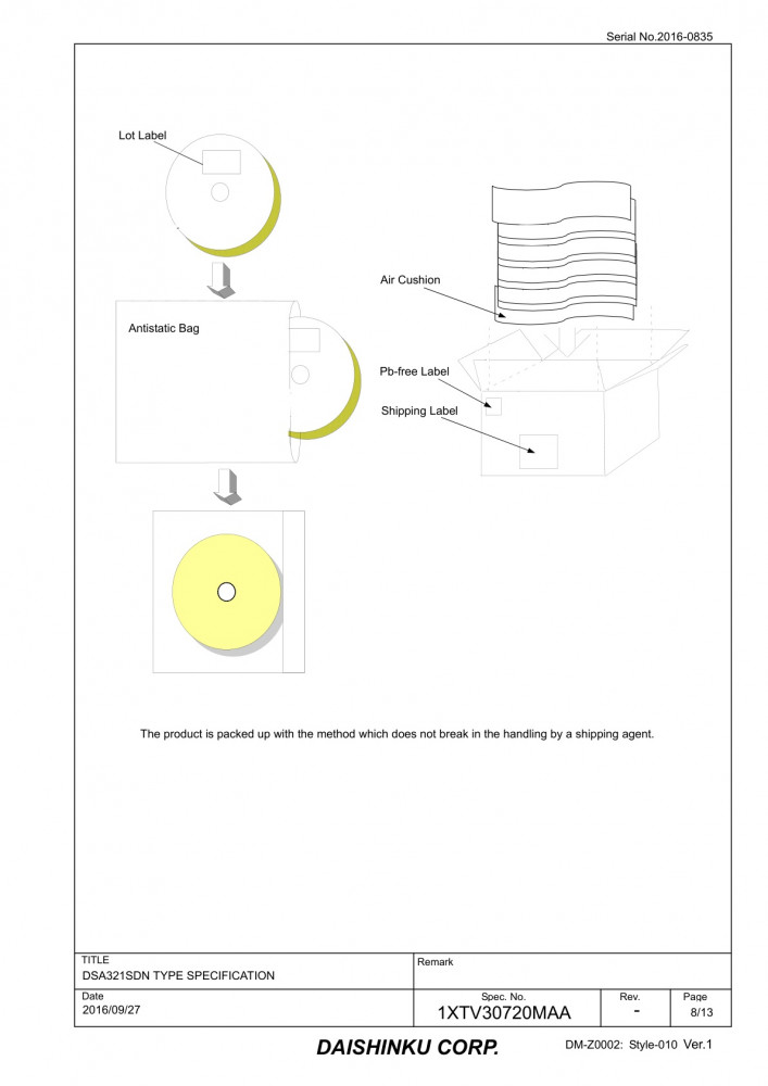 KDS 1XTV30720MAA specification page 9