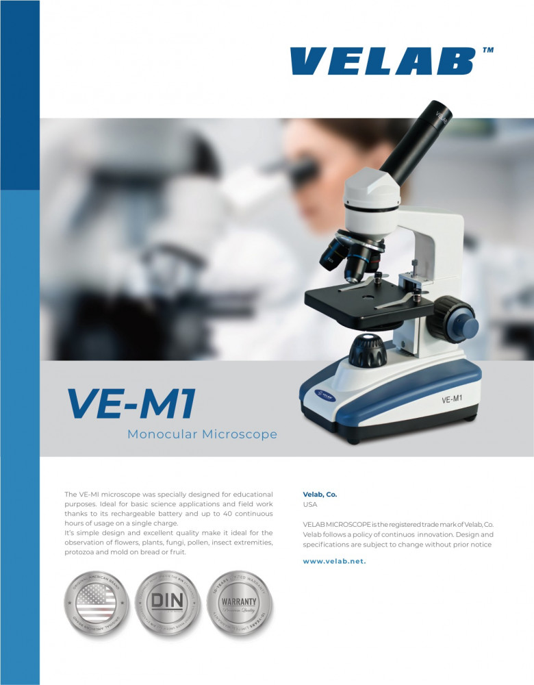 VE-M1 product document page 1