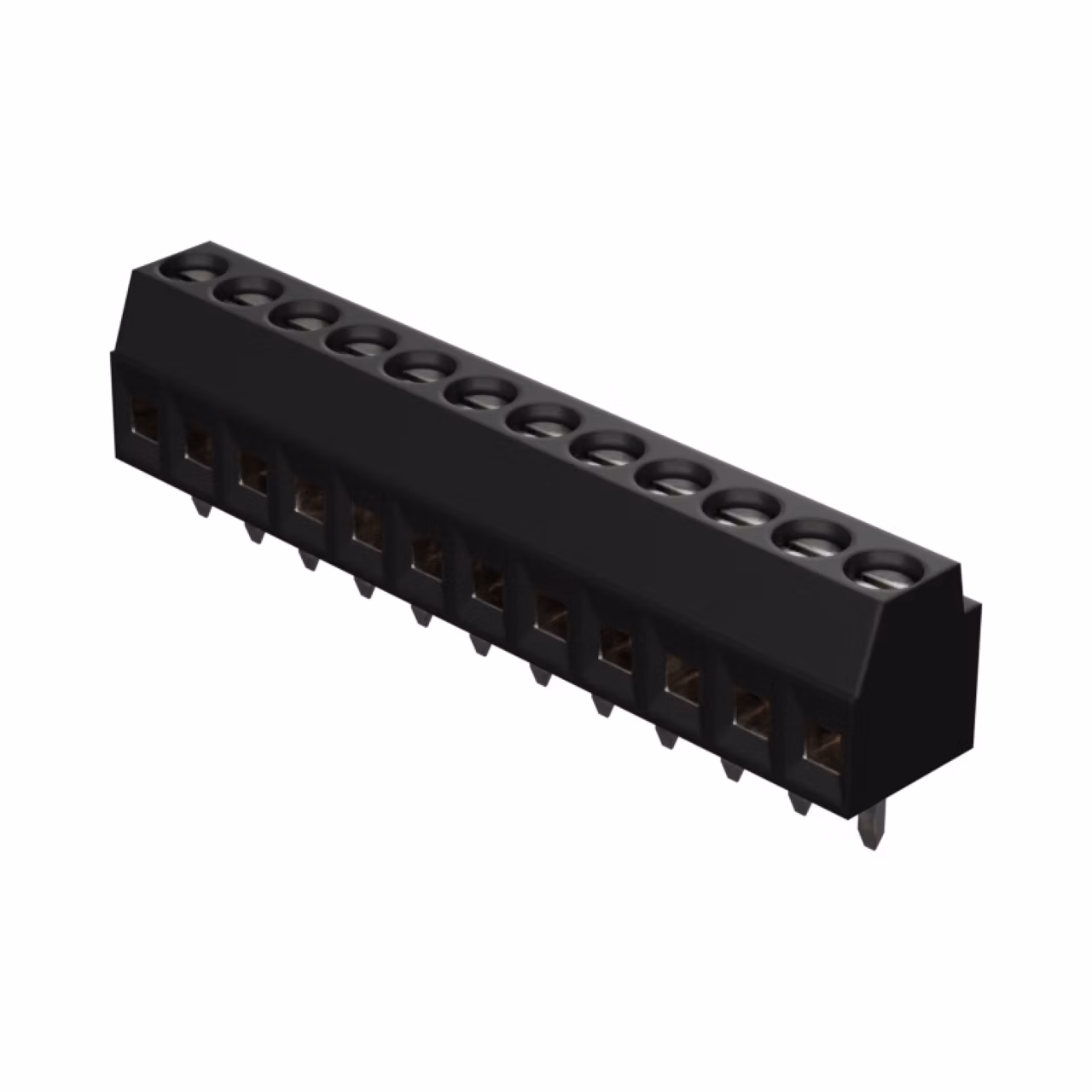 3.50mm Pitch Beau Eurostyle Fixed Mount PCB Terminal Block, 12 Circuits for sale