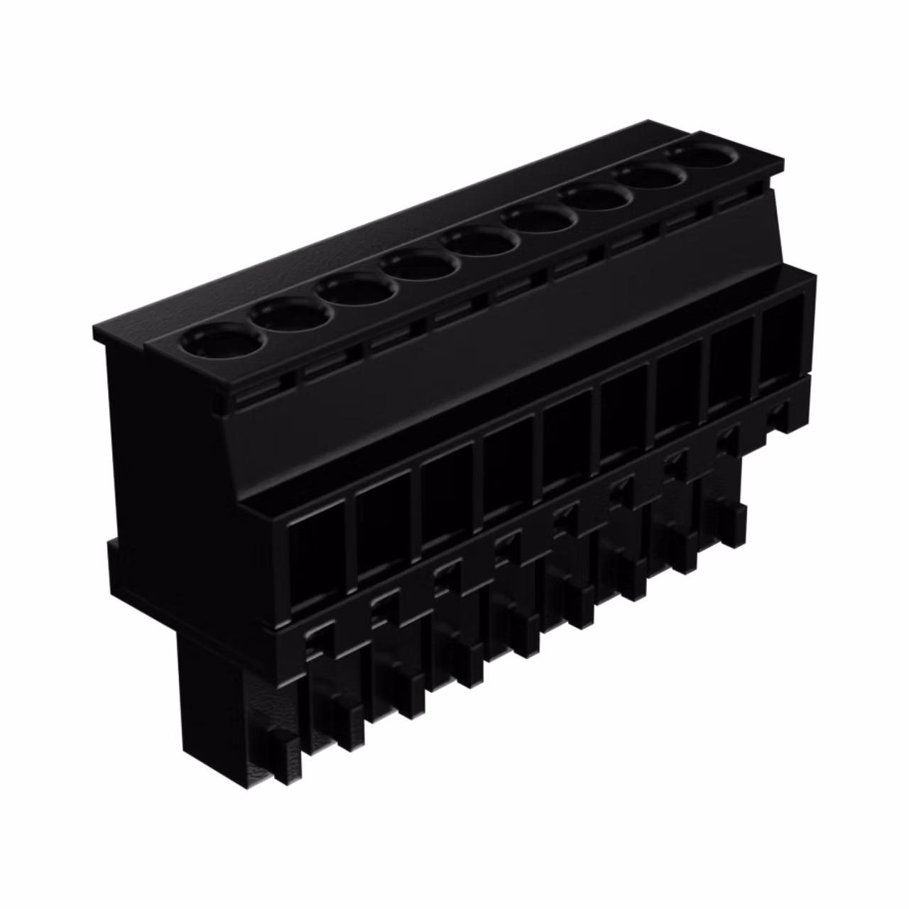 3.50mm Pitch Eurostyle Vertical Plug, Front Wire Entry, 9 Circuits for sale