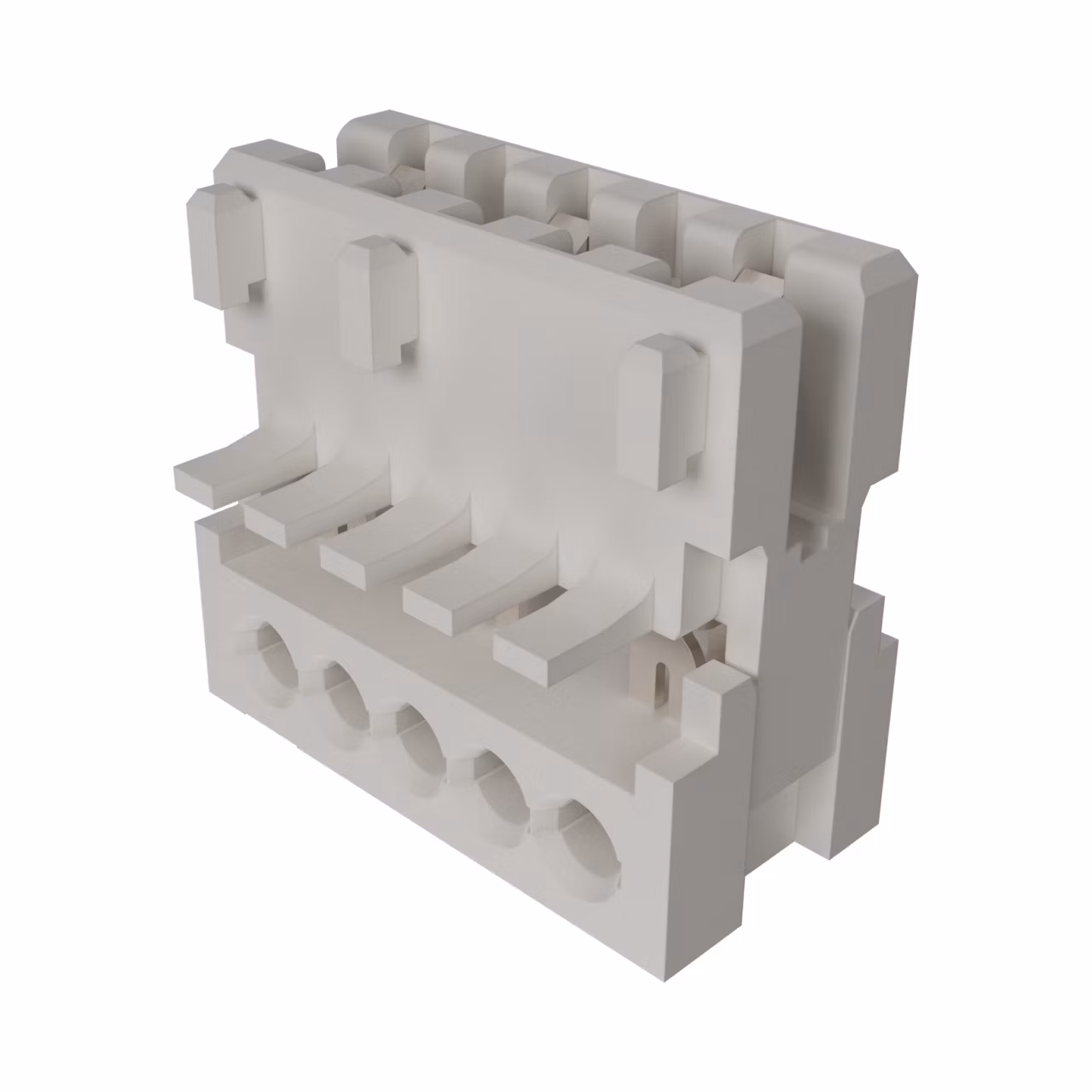 Appli-Mate RAST 2.5 Female Connector, 5.00mm Pitch, 3 Circuits, Position B, D and E Removed, Open Endwalls for sale