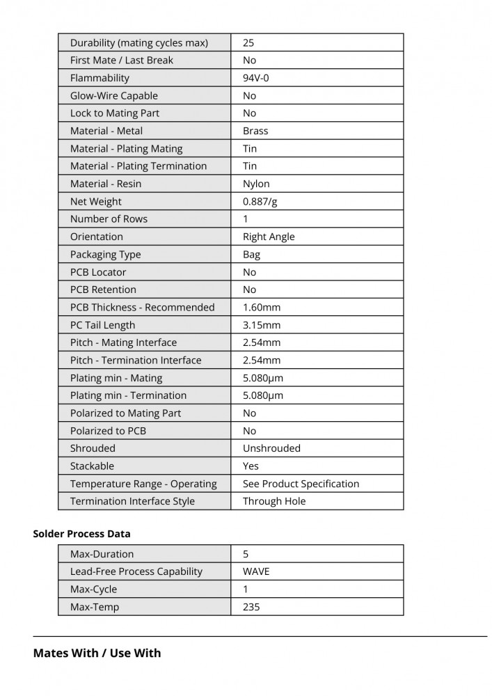 MOLEX 22052111 technical document image 3