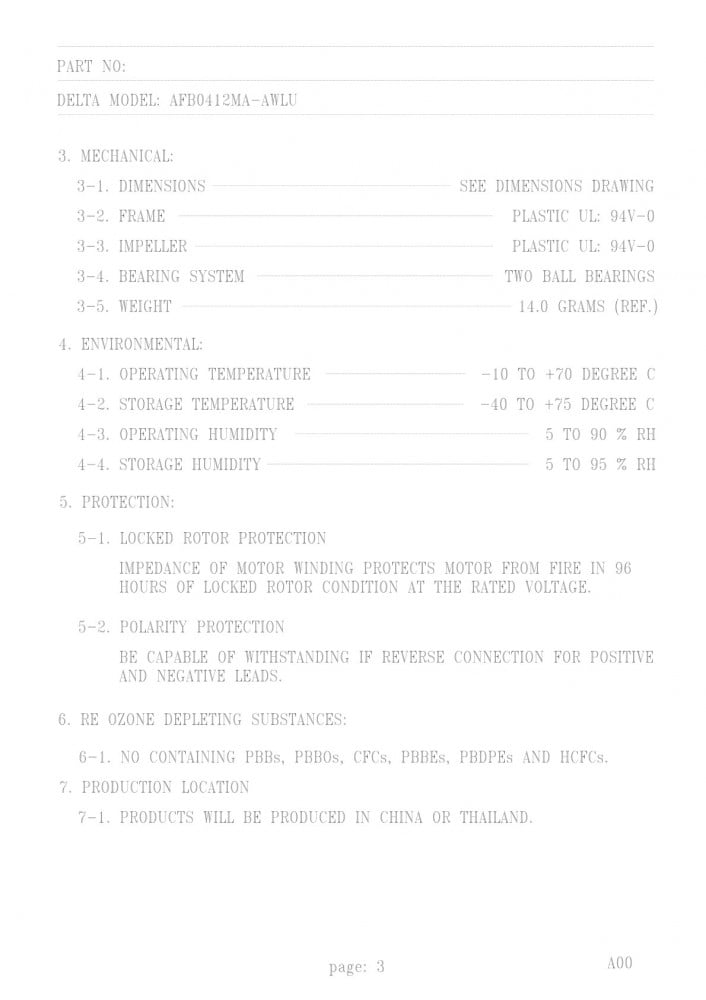 AFB0412MA-AWLU specification page 5