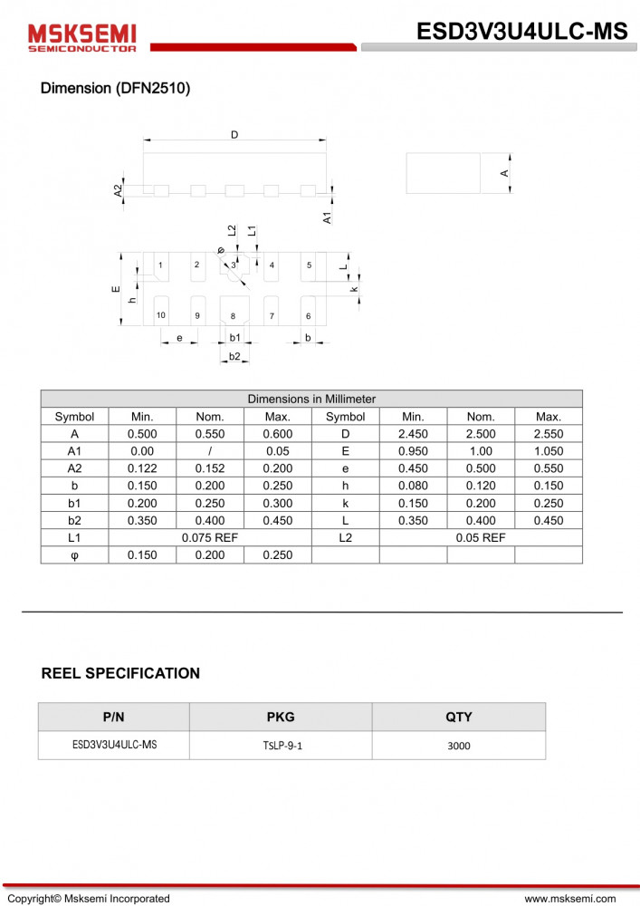 ESD3V3U4ULC-MS datasheet page 6