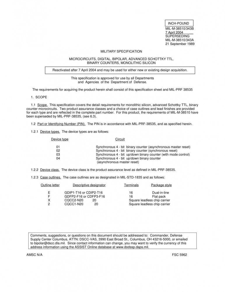 54F161/BEA technical document page 2