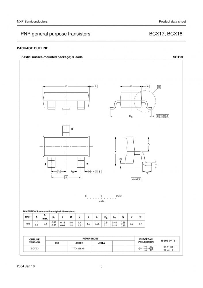 BCX17 data sheet page 6