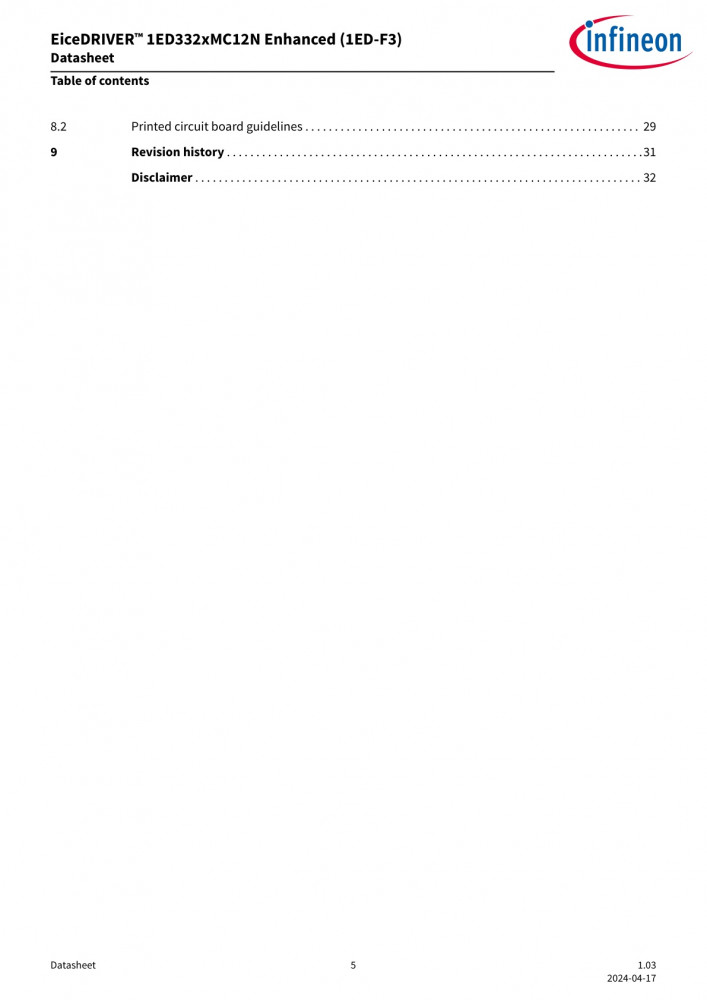 Infineon 1ED3320MC12N datasheet page 5