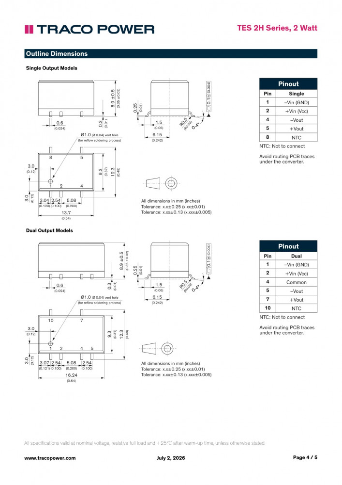 TES 2-0510H technical document page 4