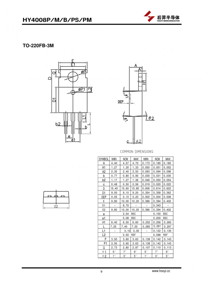 HY4008B datasheet page 9