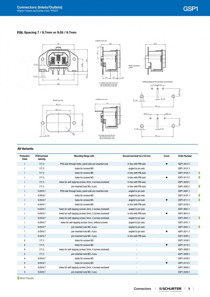 GSP1.6201.1 datasheet page 3
