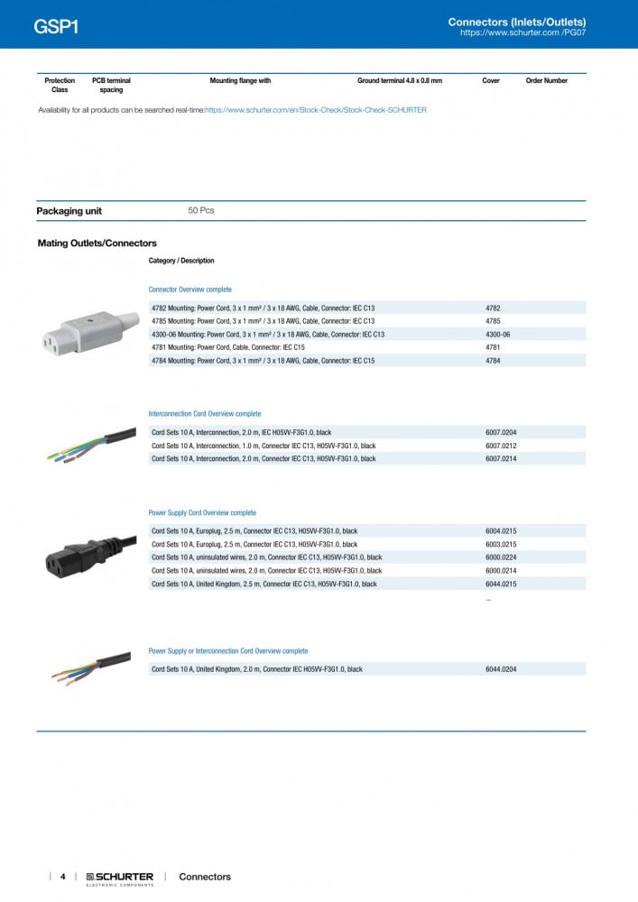GSP1.6201.1 datasheet page 4
