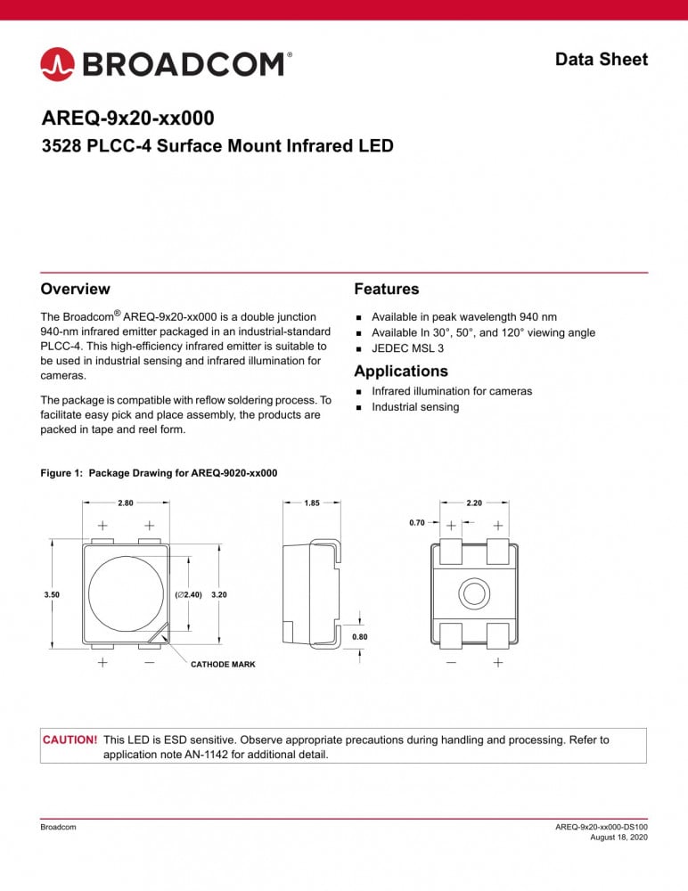 AREQ-9320-RT000 datasheet page 1