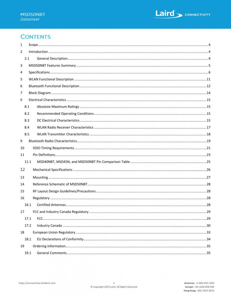 WH-MSD50NBT datasheet page 3