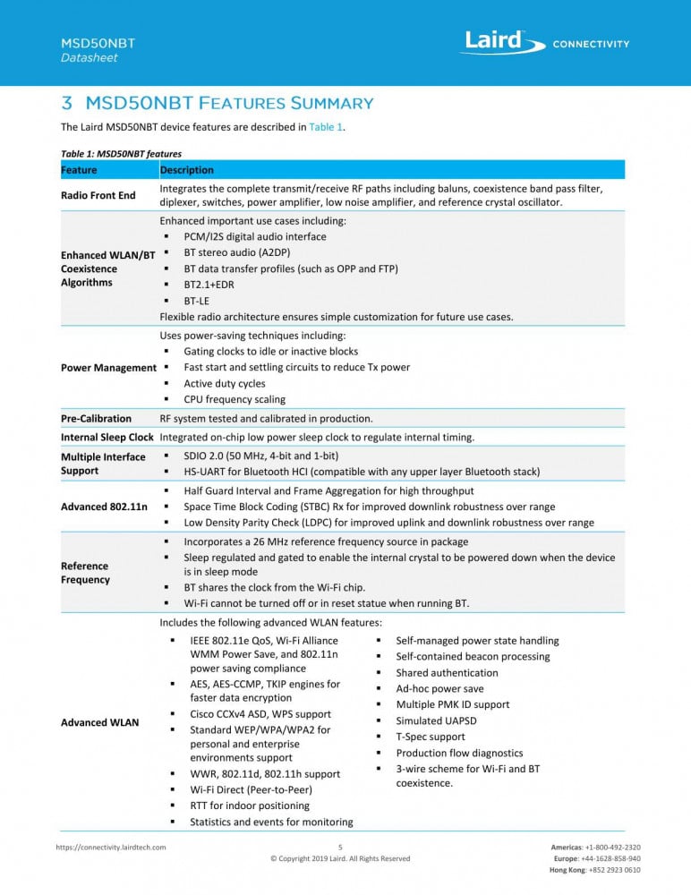 WH-MSD50NBT datasheet page 5