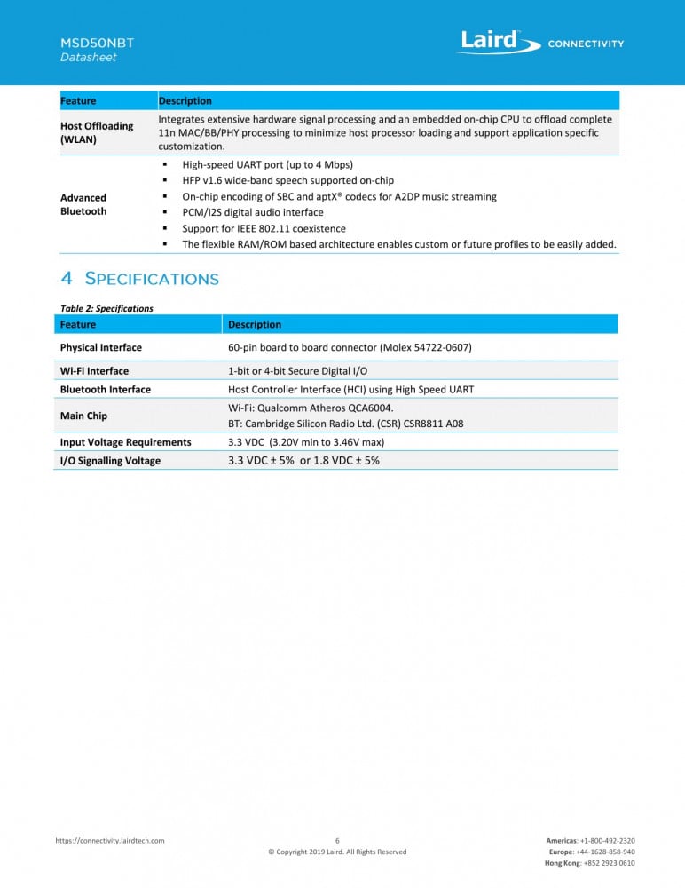 WH-MSD50NBT datasheet page 6