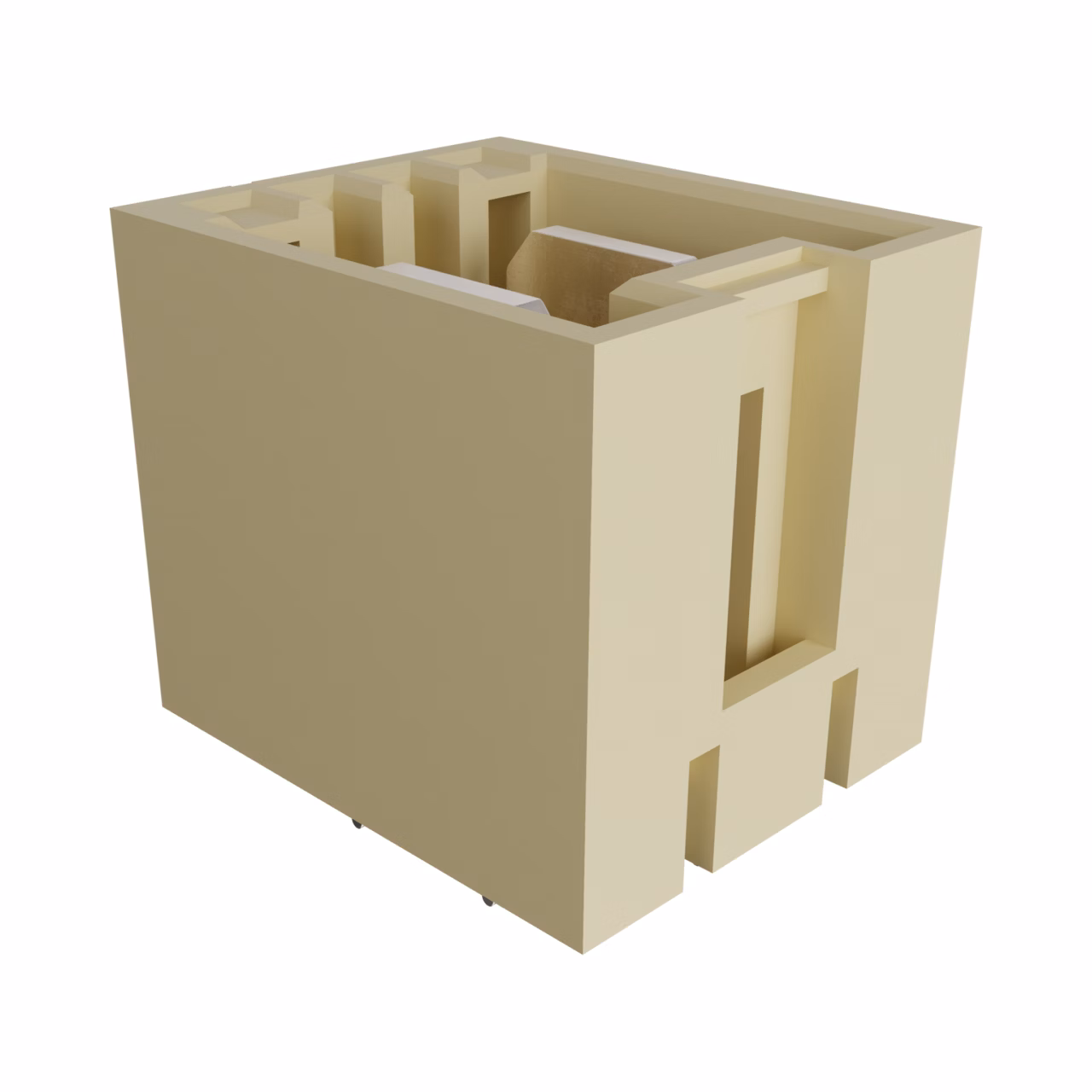 Appli-Mate RAST 5 Header, Vertical, 2 Circuits, Tin (Sn) Plating, Position Keys 1a & 2b, Code Key 01c, Latch Between Circuits 1 & 2, PCB Polarization A, Glow-Wire Capable