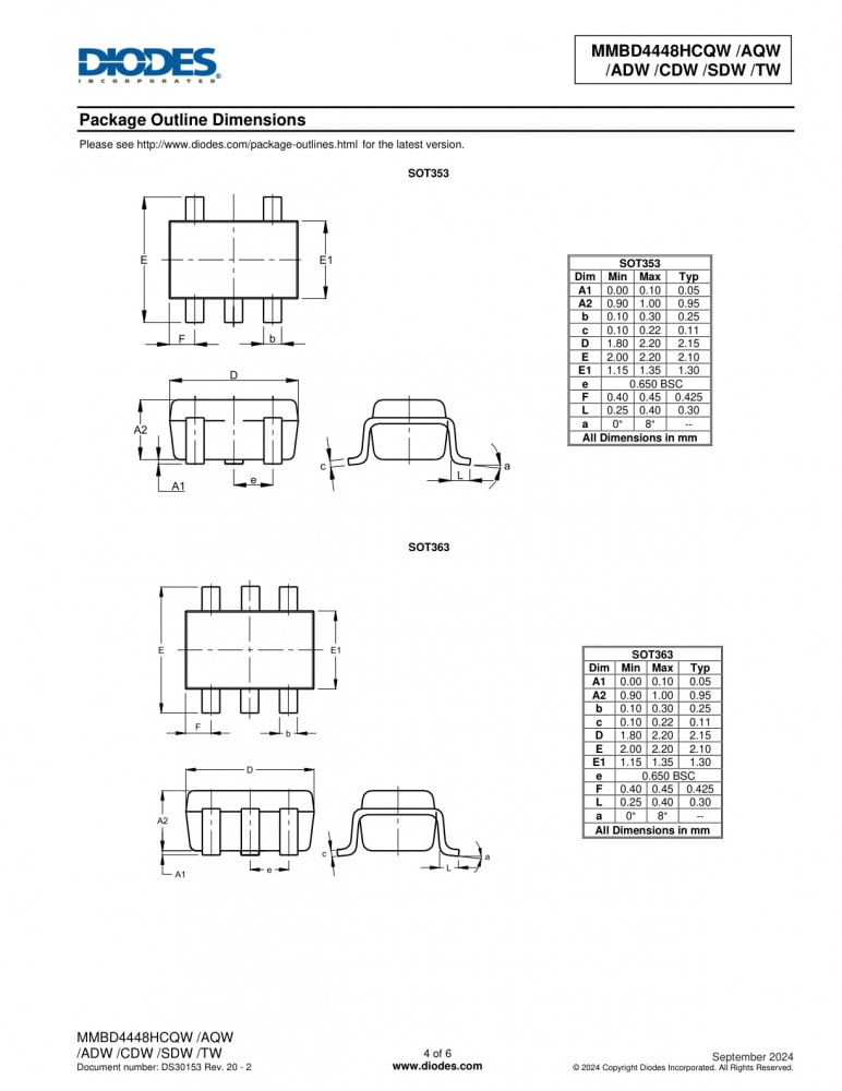 MMBD4448HSDW-7-F datasheet page 4