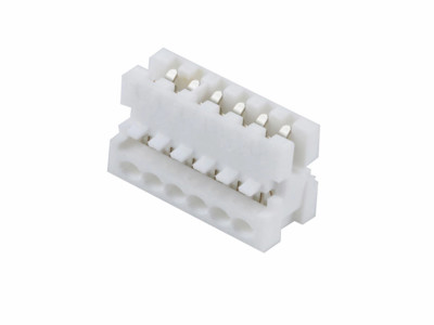 Appli-Mate RAST 2.5 IDT Housing, 2.50mm Pitch, Direct/Indirect, Female, 7 Circuits, Position Key A Removed