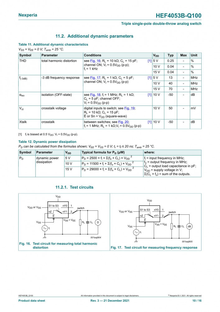 HEF4053B-Q100 datasheet page 10