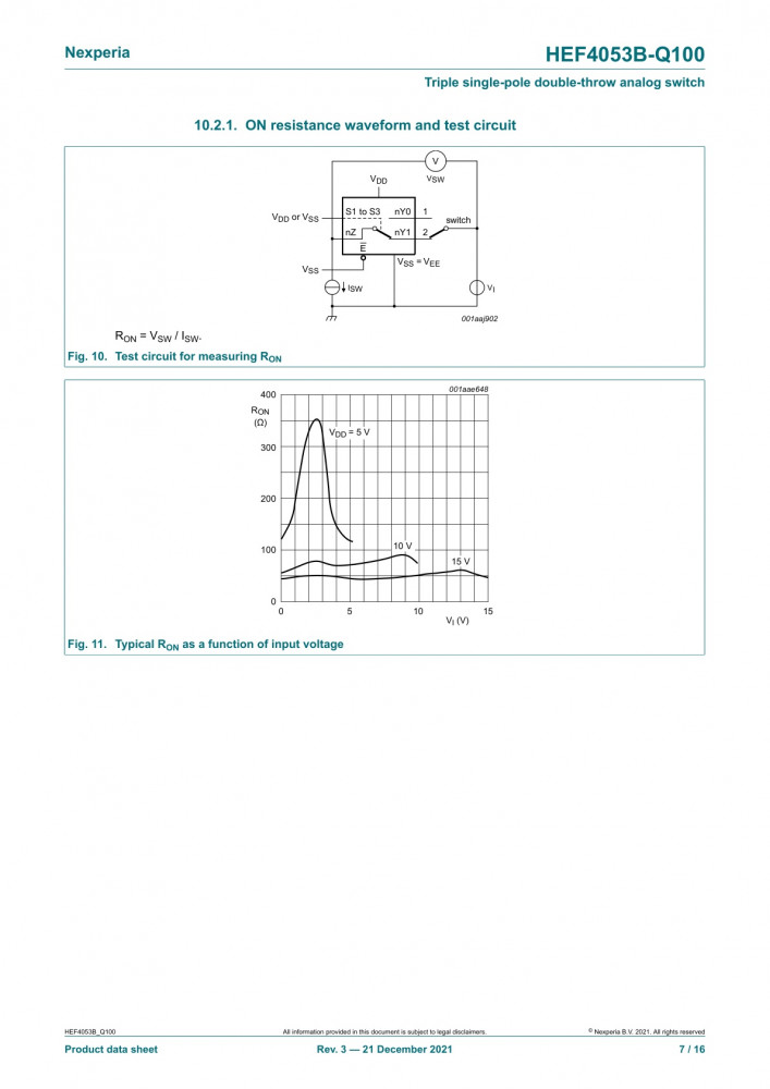 HEF4053B-Q100 datasheet page 7