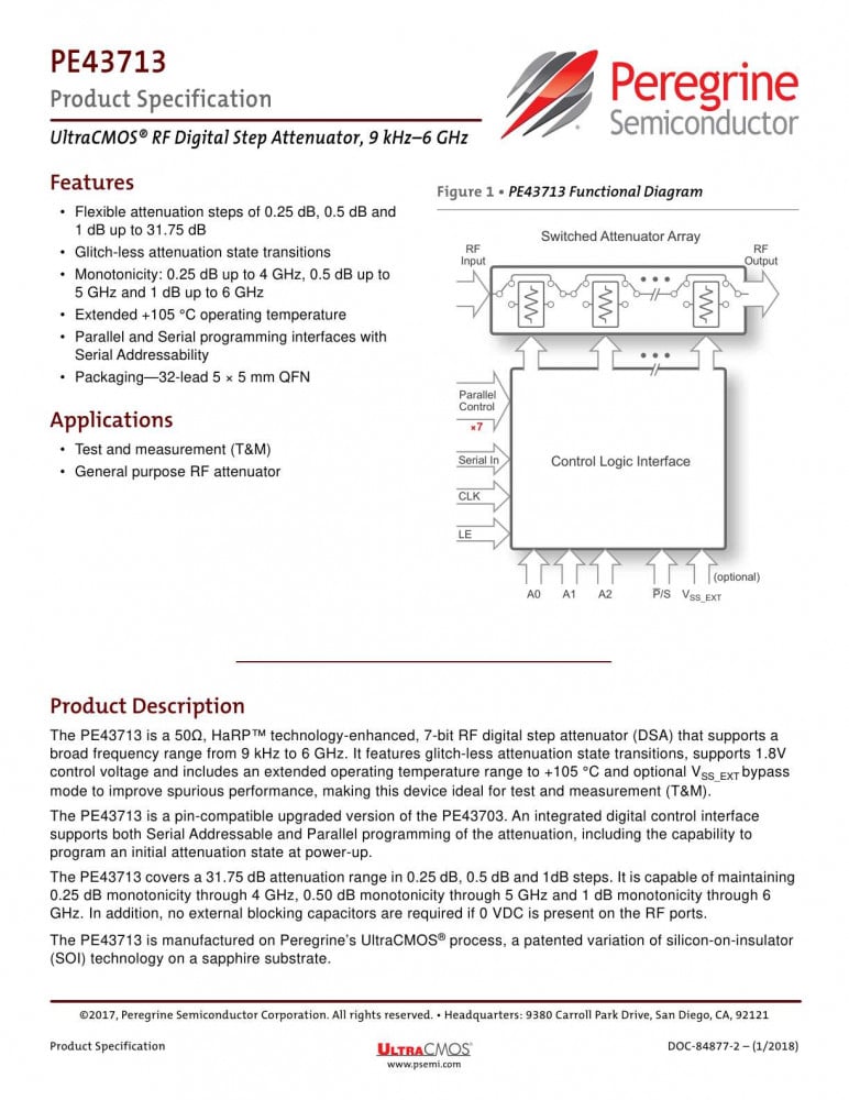 PE43713 document page 1