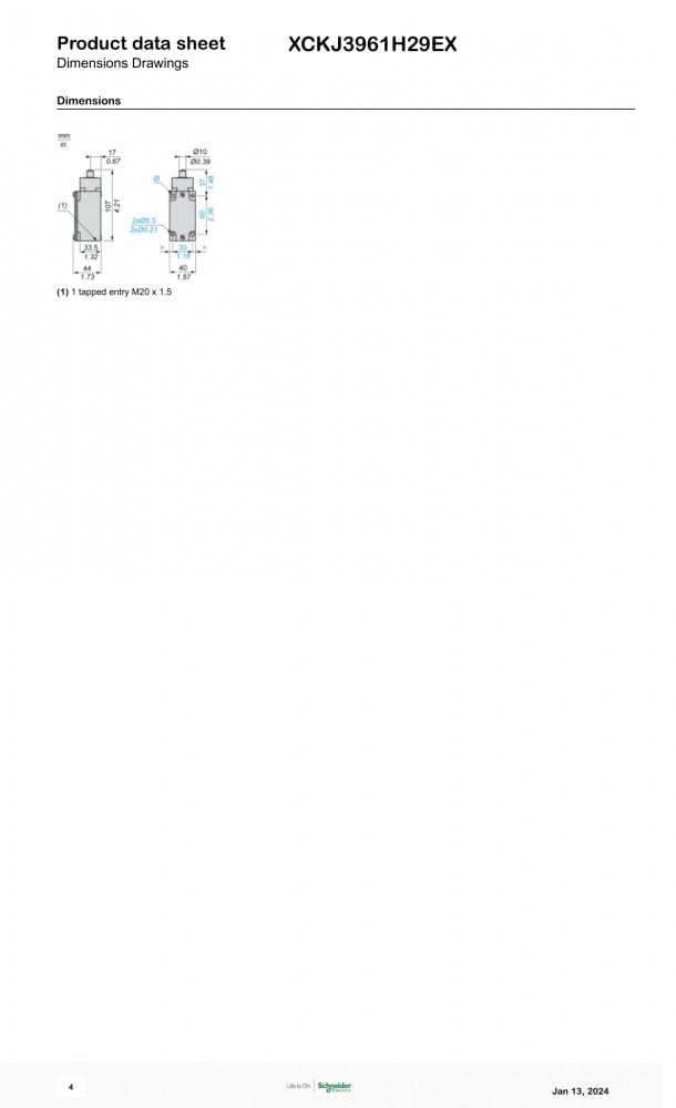 XCKJ3961H29EX technical document page 4