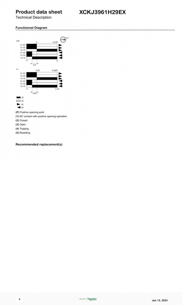XCKJ3961H29EX technical document page 8