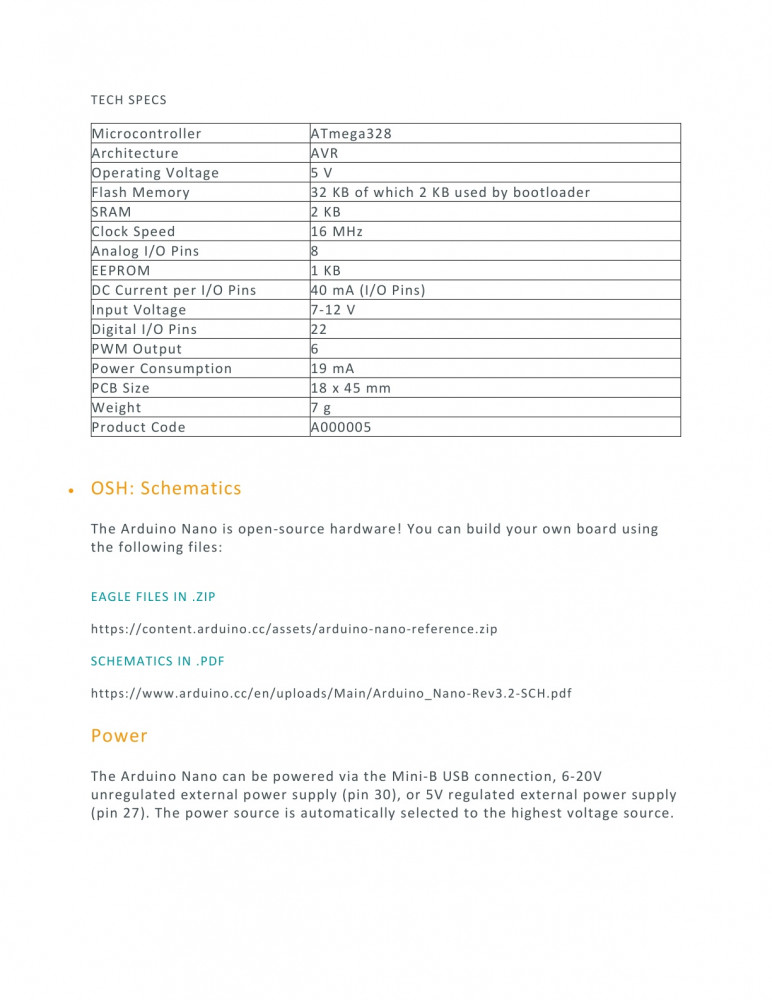 Arduino Nano A000005 document page 2