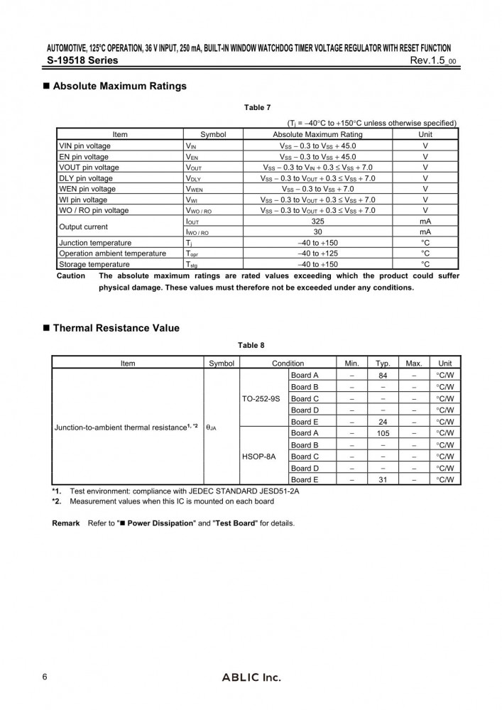 S-19518 datasheet page 6