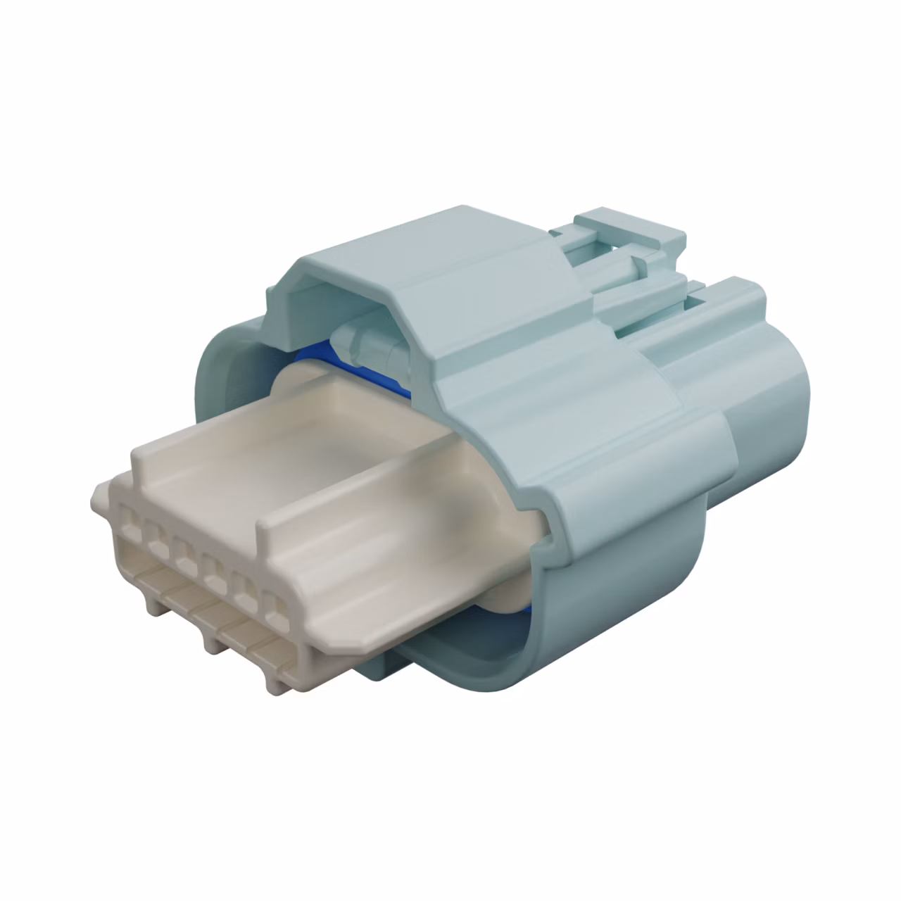 Squba Sealed Receptacle Assembly, 1.80mm Pitch, Single Row, 6 Circuits, Mint for sale