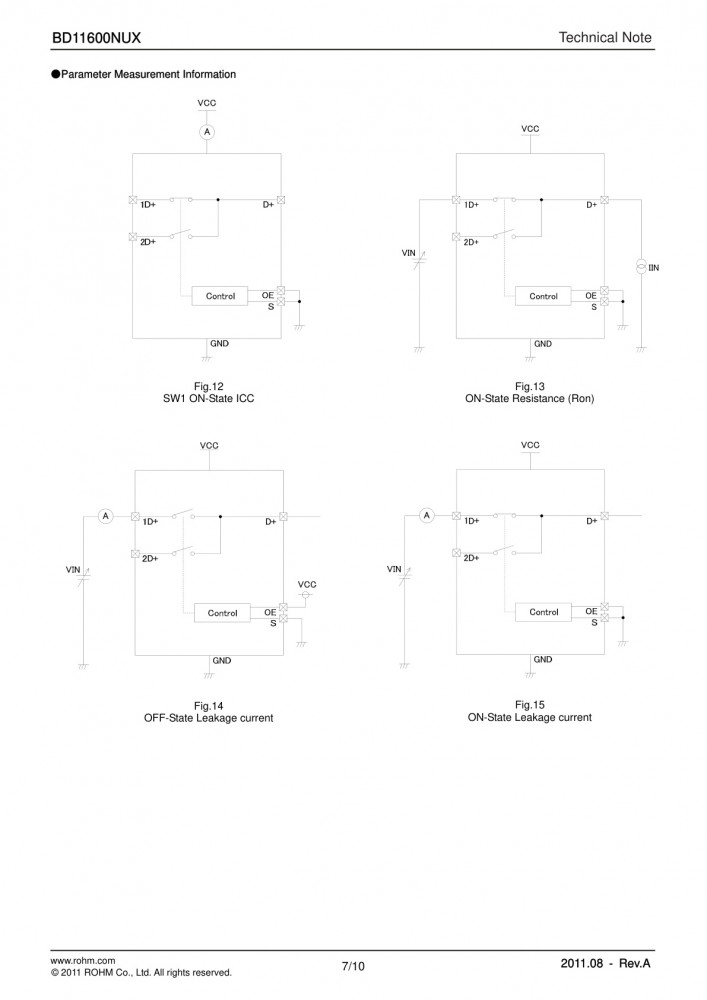 BD11600NUX-E2 datasheet page 7